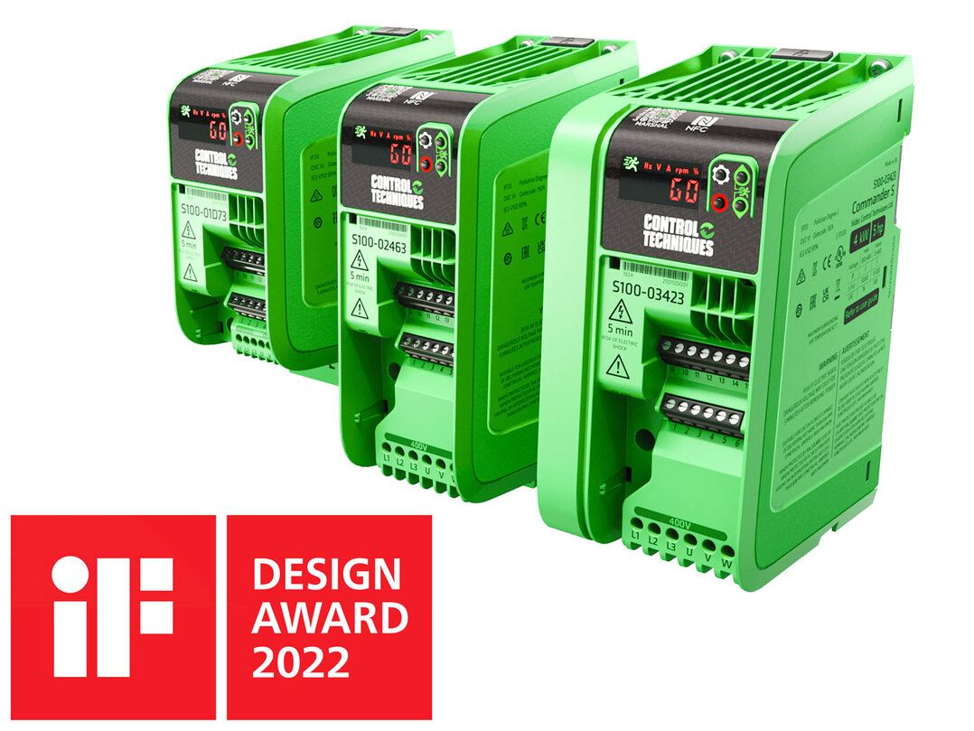 Control Techniques Wint Wereldberoemde Designprijs Nidec Netherlands