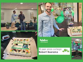 Robert 10 jaar in dienst - Nidec-Netherlands