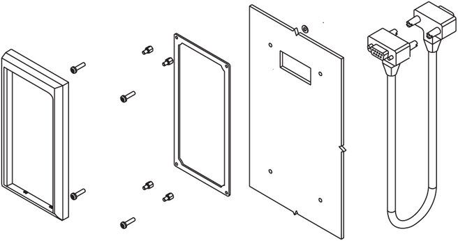 Digistart D3 Keypad Mount Kit - Nidec-Netherlands